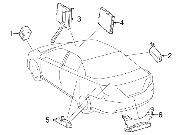 897B0-06050 - Receiver - 2015-2017 Toyota Camry | OEM Genuine Parts