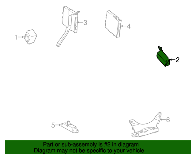 897B0-06050 - Receiver - 2015-2017 Toyota Camry | OEM Genuine Parts
