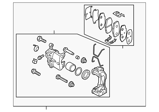2017-2020 Hyundai Elantra Caliper Assembly 58110-F3000 | OEM Parts Online