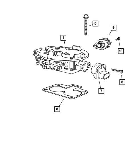Throttle Body for 2001 Dodge Dakota | Mopar eStore
