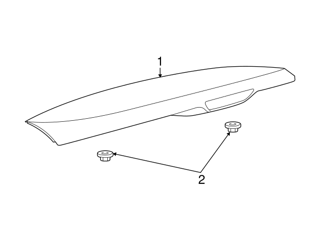 2014-2019 Jeep Grand Cherokee Spoiler 68217495AA | TascaParts.com
