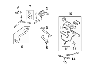 2002-2004 Jaguar S-Type Purge Control Valve XR828437 | JaguarParts.com