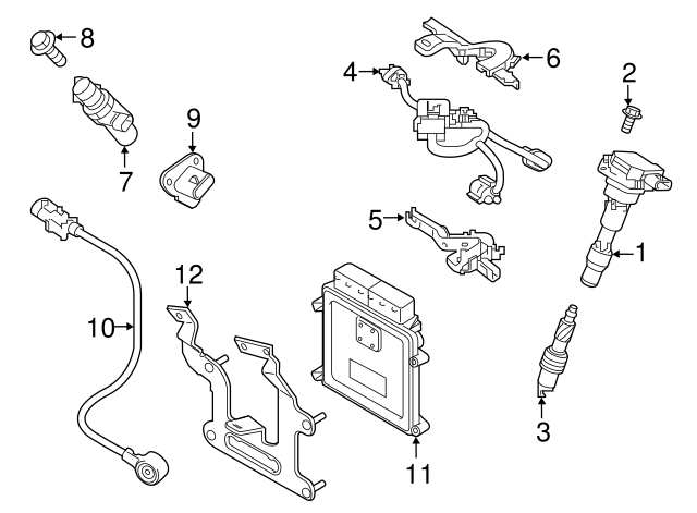 2018-2023 Kia Spark Plug 18852-09070 | OEM Parts Online