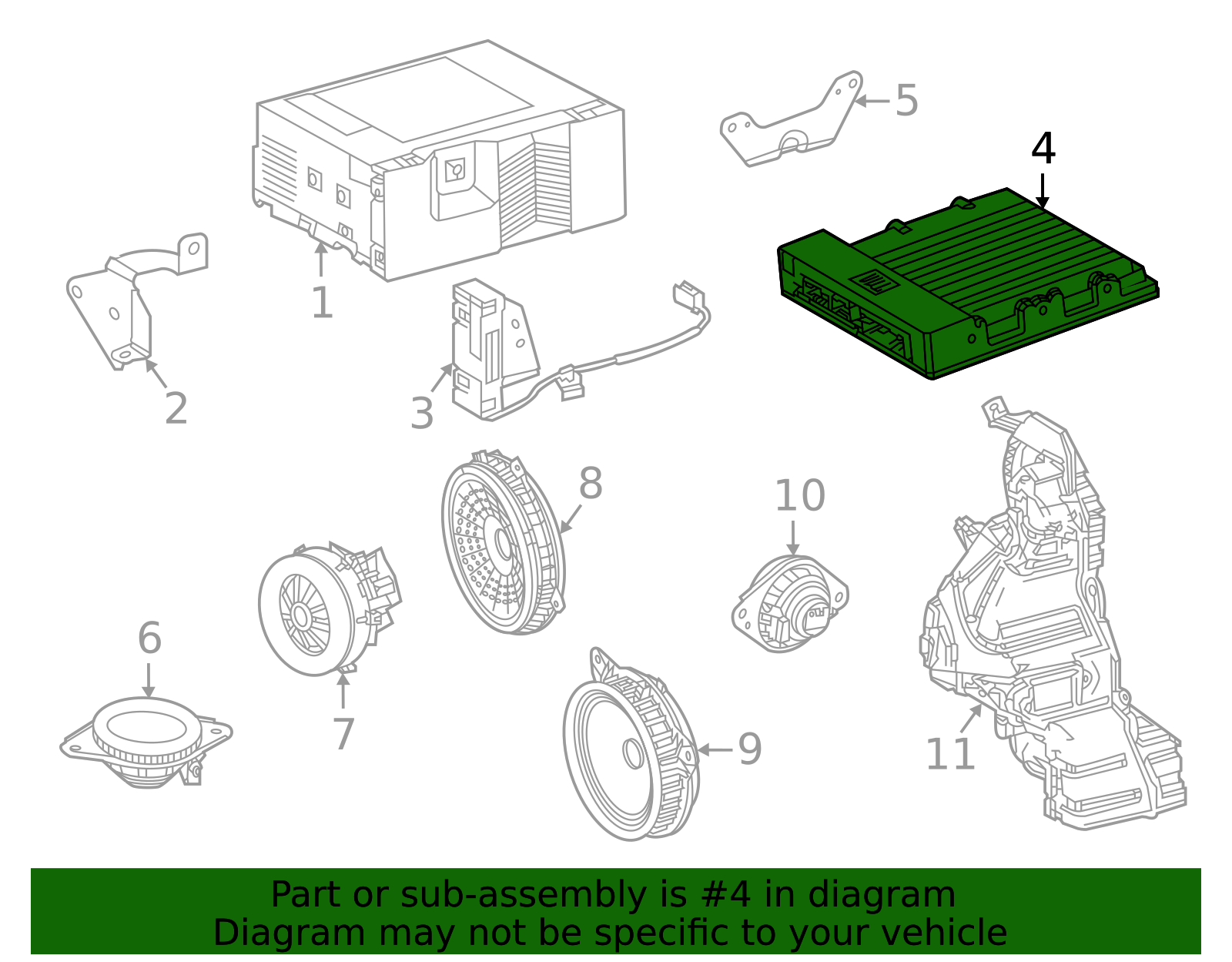 86280-0E160 - High-Quality Amplifier for 2020-2022 Toyota Highlander ...