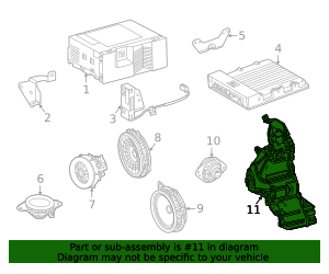2020-2024 Toyota Highlander Woofer 86150-0E060 | Toyota Parts Center