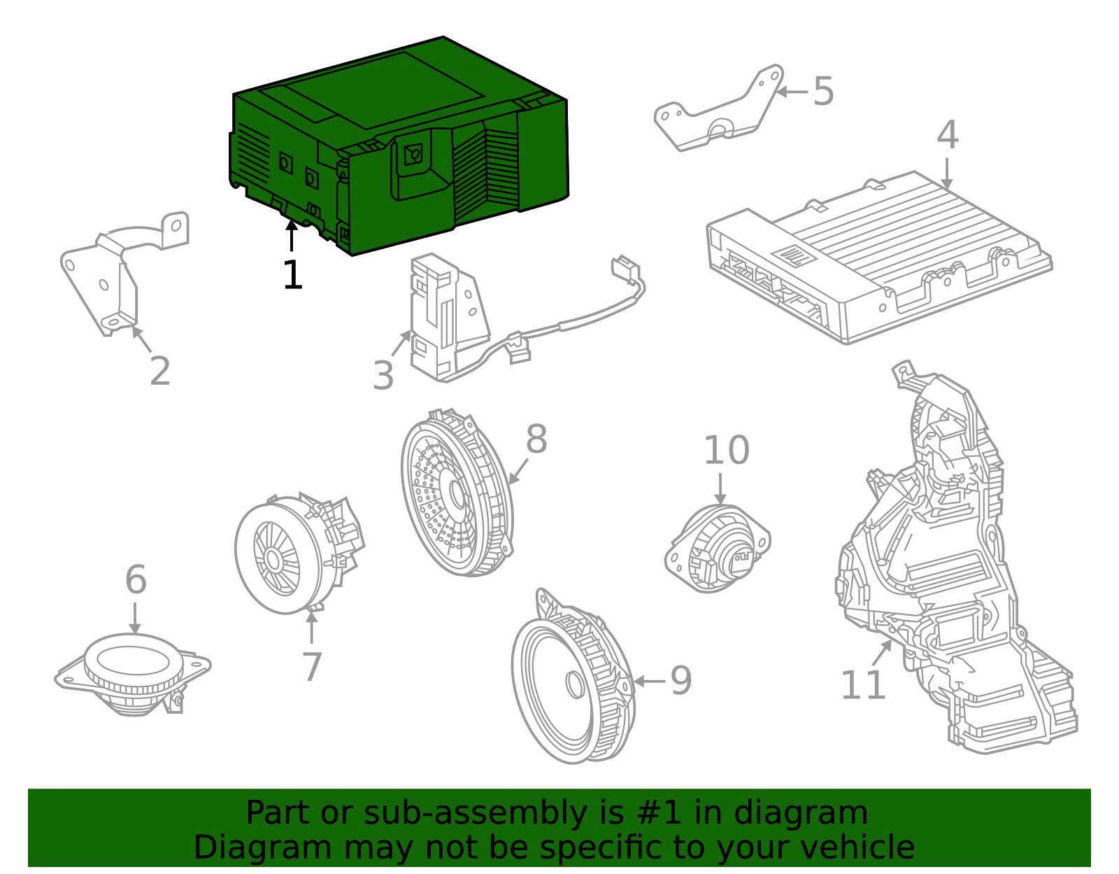 86120-0E420 - High-Quality Radio Chassis for 2020-2022 Toyota ...
