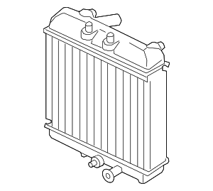 2018-2023 Audi Auxiliary Radiator 8W0-121-212-F | Genuine Audi Parts