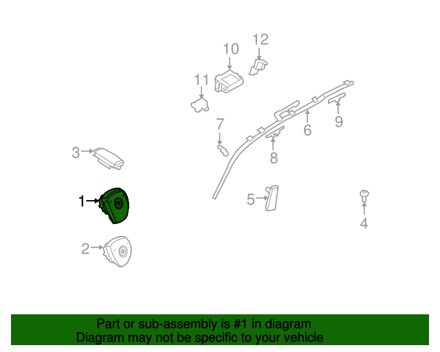 Genuine BMW 32-30-6-884-665 | Driver Inflator Module | FREE Shipping on ...