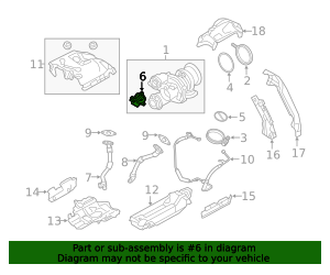 2018-2023 BMW Turbocharger Wastegate 11-65-8-485-182 | AutoNationParts.com