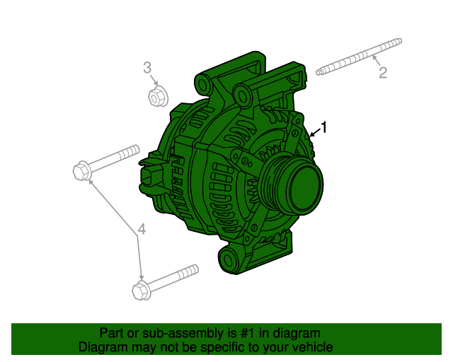 13520817 - Alternator 2015-2022 GM | AutoNation Parts
