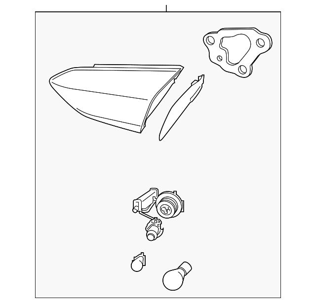 2019-2021 Hyundai Backup Lamp 92403-J3000 | Hyundai Wholesale Direct