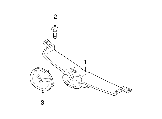 1999-2023 Mazda Headlamp Assembly Mount Bolt 9YA5-90-602A | Mazda-Parts