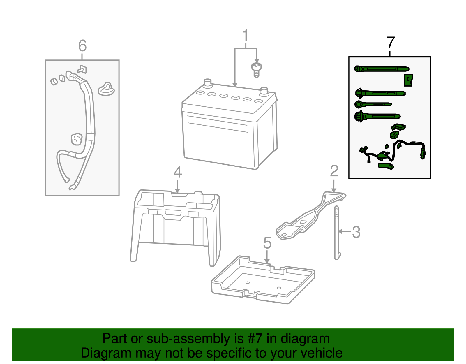 32111-RZA-A00 - Positive Cable 2007-2010 Honda CR-V | Honda Parts Online