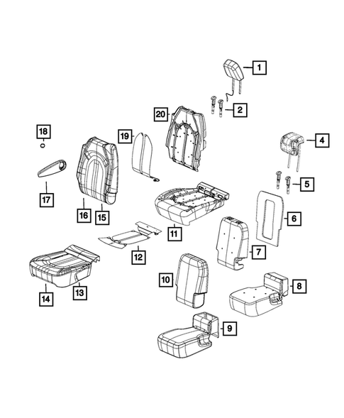 Rear Seats - Second Row for 2022 Chrysler Pacifica | Mopar.com National ...
