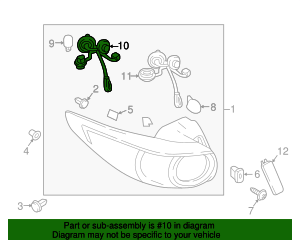 KB8A-51-155 - Socket & Wire - 2017-2021 Mazda CX-5 | Mazda Swag
