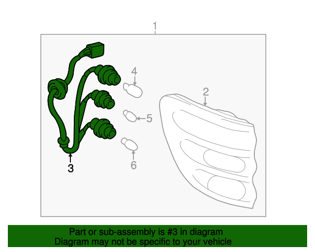2001-2004 Toyota Sequoia Socket & Wire 81555-0C020 | OEM Parts Online