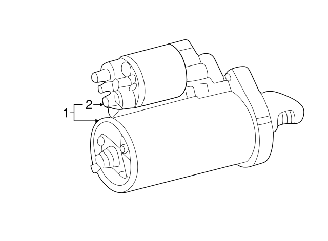 001-152-28-10 - Starter Solenoid 1998-2011 Mercedes-Benz | Mercedes ...