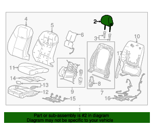 23224241 Restraint - New OEM Part From GM Parts Direct | GM Parts Store