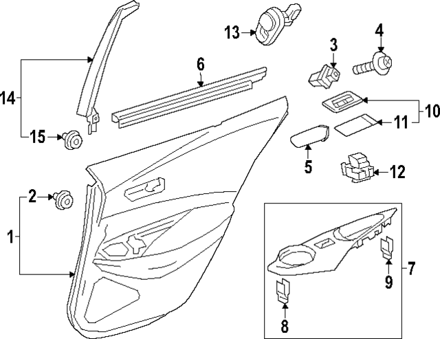 74272-12490 - Switch Panel 2023-2024 Toyota GR Corolla | Longo Toyota Parts