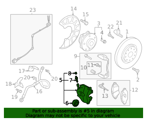 8V0-615-124-D - Disc Brake Caliper 2017-2024 Volkswagen | AutoNation Parts