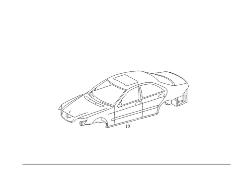 Body Shell for 2006 Mercedes-Benz S55 AMG | Mercedes-Benz Parts Store