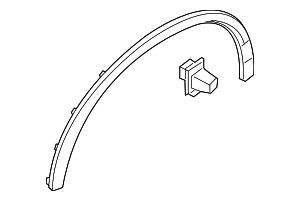 2016-2020 Volvo XC90 Wheel Arch Molding 39790044 | TascaParts.com