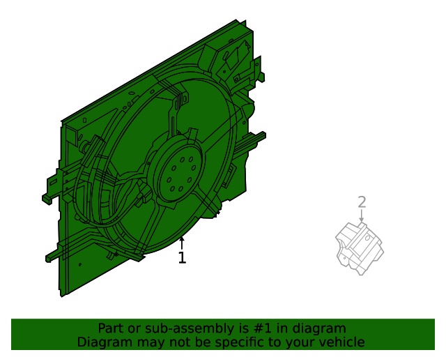2020-2024 Nissan Sentra Fan Assembly 21481-6LB0B | Nissan Parts Store