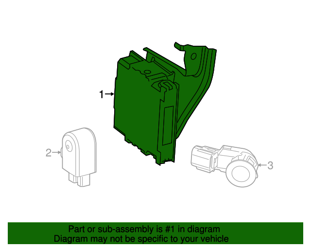 2016-2018 Toyota RAV4 Parking Aid Control Module 89340-42040 | Toyota ...