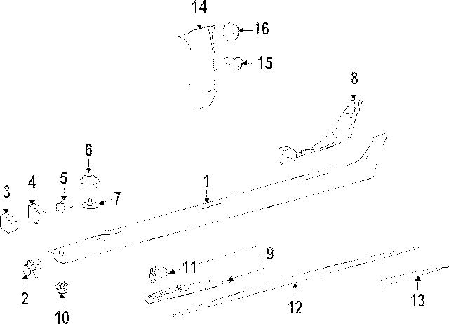 290-698-02-00-9999 - Rocker Molding 2019-2021 Mercedes-Benz AMG® GT 53 ...
