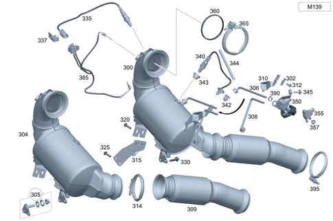 Exhaust System Used on Four-Cylinder Gasoline Vehicles for 2021 ...