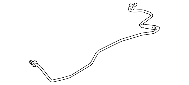 15196327 - Automatic Transmission Fluid Cooler Outlet Line 2006-2008 ...