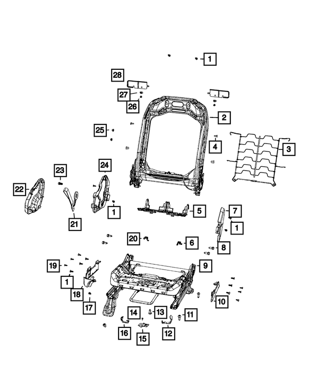 2022-2024 Jeep Wrangler Seat Recliner Pull Strap 6QD77BDQAA | Mopar Estores