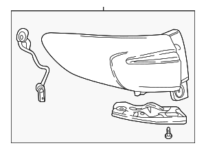 2022-2023 Buick Enclave Tail Lamp 84948283 | GMPartsDirect.com