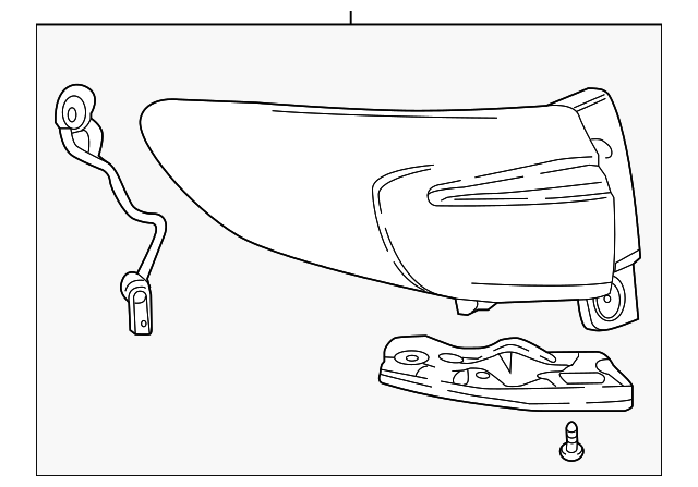 2018-2021 Buick Enclave Tail Lamp - Driver's Side (LH) 84528835 ...