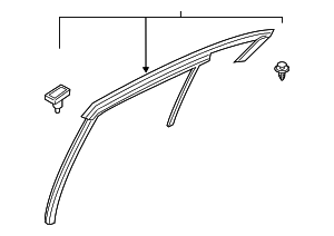 BDGJ-73-60XP - 2019-2024 Mazda 3 - Run Channel | Mazda Parts Factor