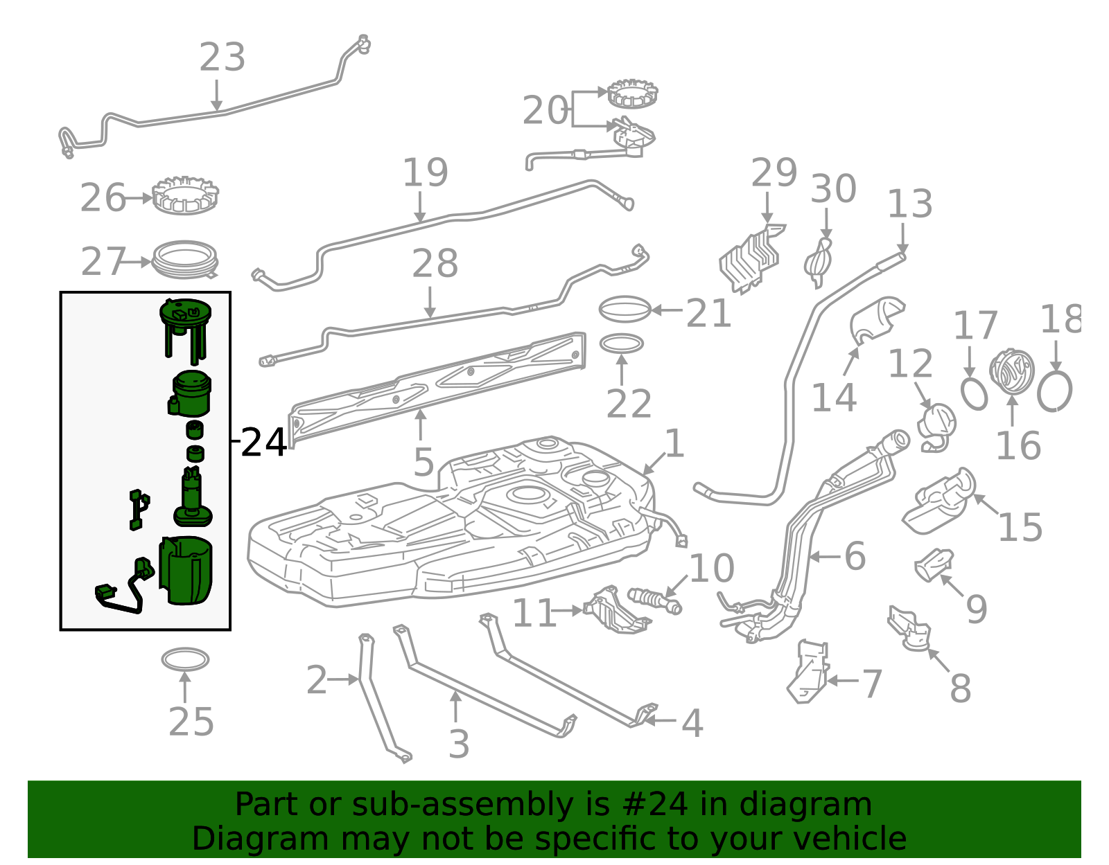 77020-08050 - Fuel Pump Assembly 2011-2016 Toyota Sienna | Bam ...
