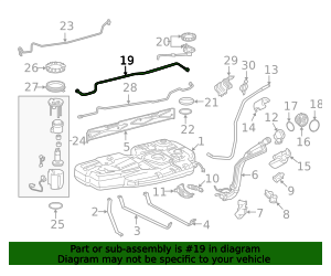 77404-08040 - Vent Hose - 2011-2016 Toyota Sienna | OEM Genuine Toyota ...