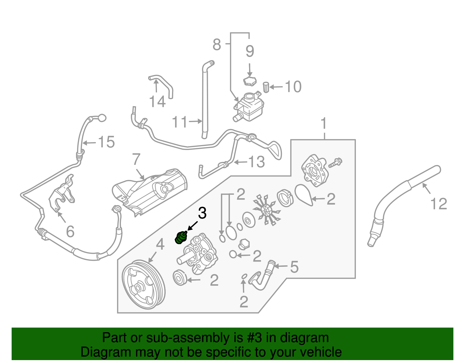 2003-2008 Mazda 6 Power Steering Pressure Switch GJ6A-32-230 | Mazda-Parts