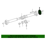 222-411-01-15 - Drive Shaft Damper 2014-2018 Mercedes-Benz | Mercedes ...
