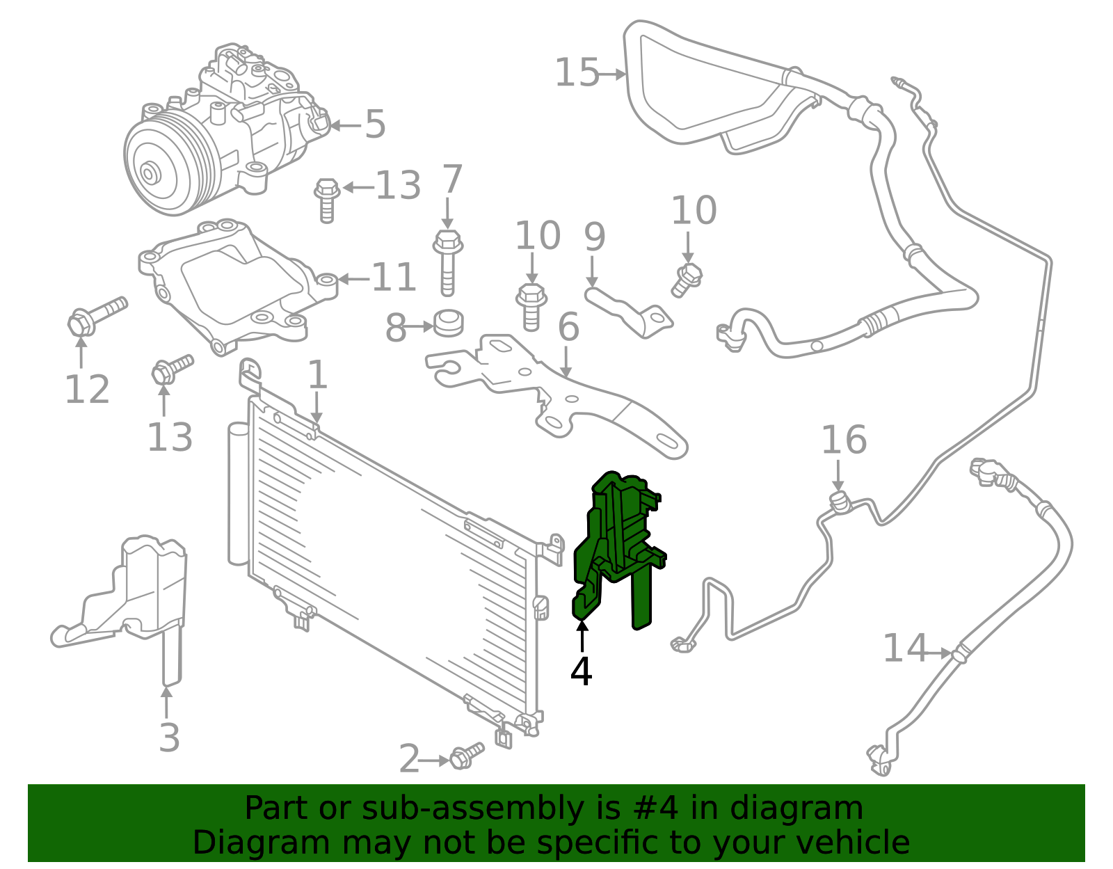 2023-2025 Subaru Air Guide 73233AN11A | Subaru Parts Store
