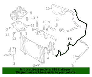 73431AN00A - 2020-2024 Subaru - AC Tube | Subaru Parts Deals