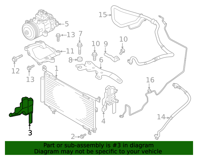 2020-2022 Subaru Air Guide 73233AN00A | Subaru Parts For You