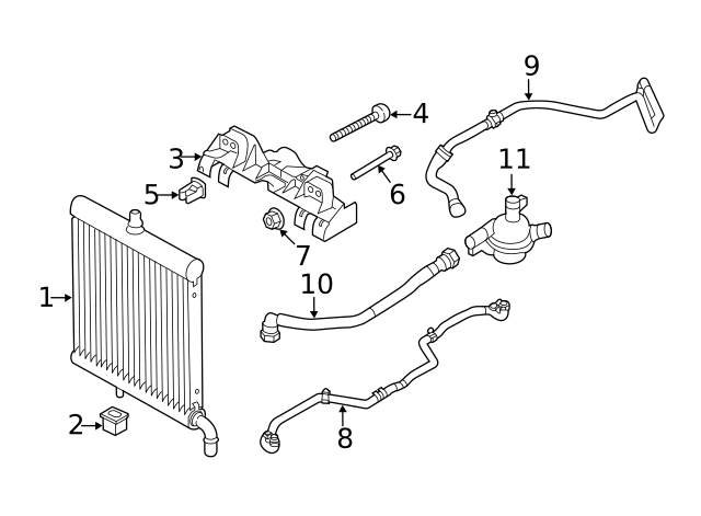 2019-2023 Land Rover Connector Hose LR123061 | LandRoverParamusParts