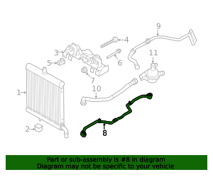 2019-2023 Land Rover Connector Hose LR123061 | LandRoverParamusParts