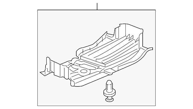 74642-TK6-A00 - Cover, Rear Floor (Lower) 2009-2013 Honda Fit | Honda ...