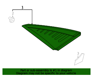 87850-AA000 - Body C-Pillar Trim Panel 2021-2023 Hyundai Elantra ...