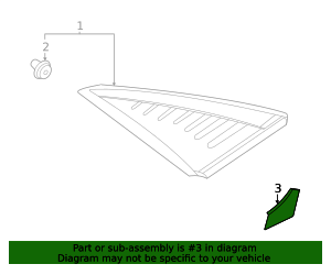 84167-AA000 - Stone Guard 2021-2024 Hyundai | AutoNation Parts