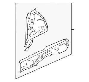 2011-2017 Nissan Quest Outer Rail - Passenger Side (RH) 75130-1JA0A ...