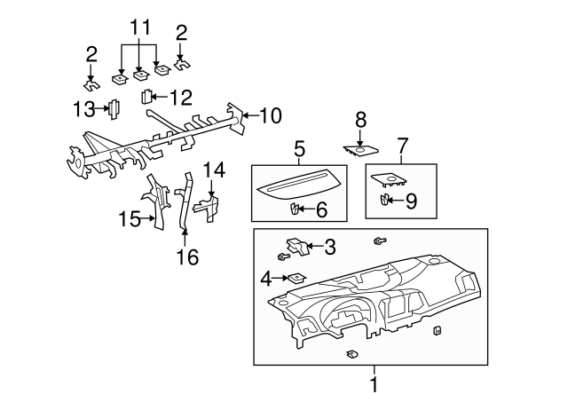 2009-2015 Toyota Venza Reinforcement 55330-0T010 | Toyota Parts Center