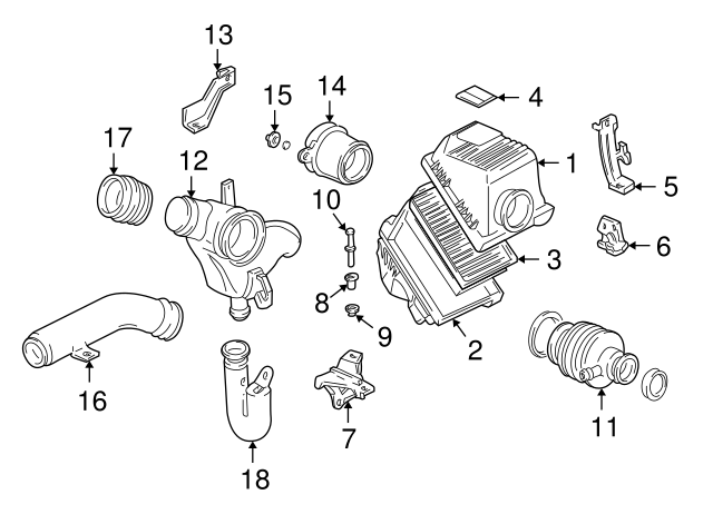 1991-2020 Acura Rubber, Air Cleaner Mounting 17212-PN3-000 | OEMAcuraPart
